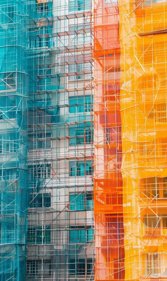 Building Protection Wrapping by Safety Textile Net, Development and ...