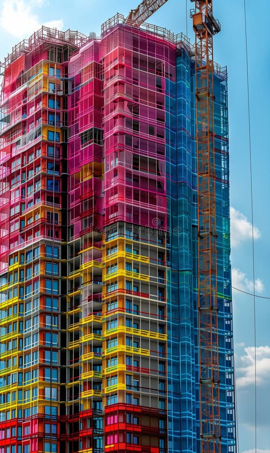 Building Protection Wrapping by Safety Textile Net, Development and ...