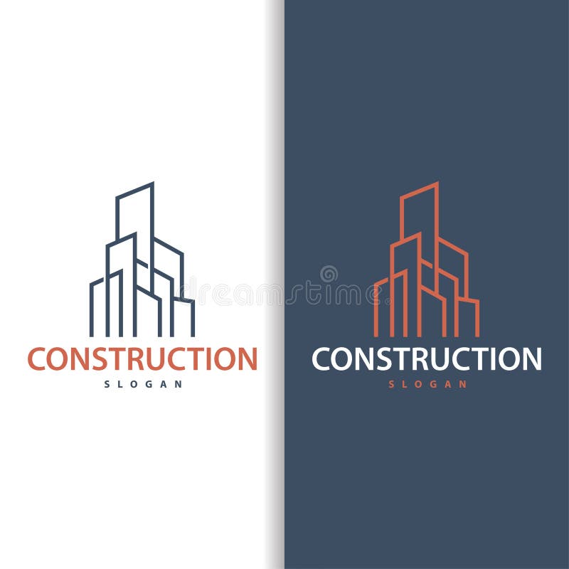 Building Real Estate Apartment Construction Logo, Elegant Premium ...