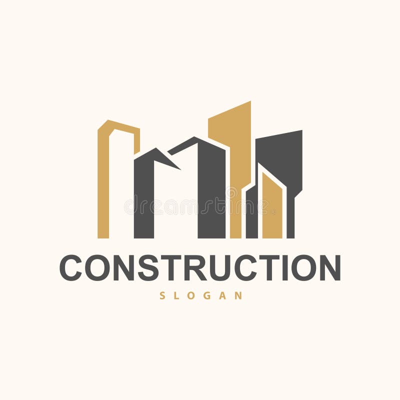 Building Real Estate Apartment Construction Logo, Elegant Premium ...