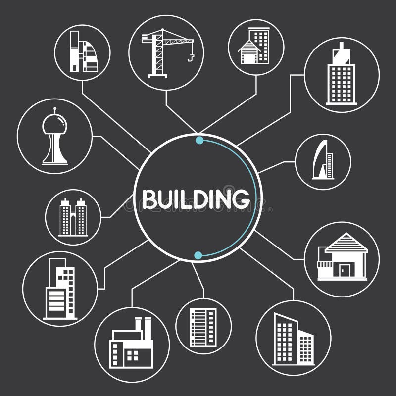 Real Estate Management Icons Stock Illustration - Illustration of agent ...