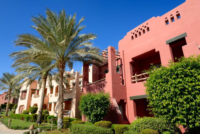 Building and Recreation Area of the Luxury Hotel Stock Photo - Image of ...