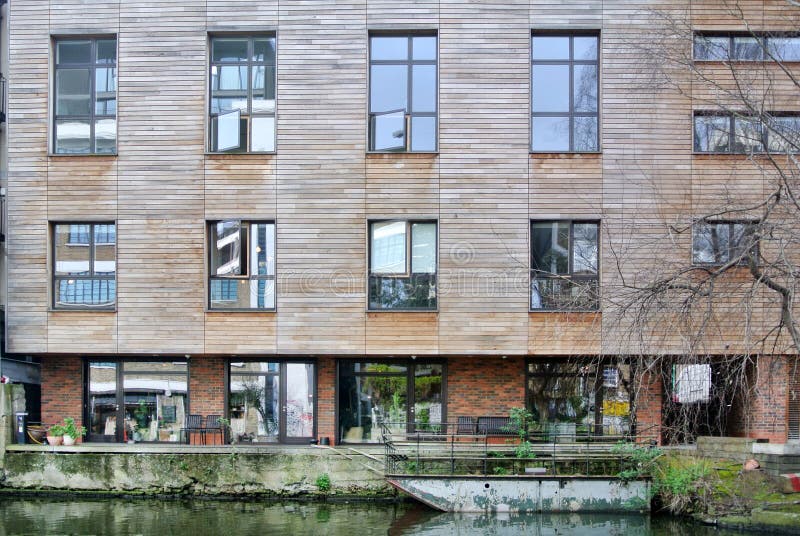 Building Reflected in the Water Stock Photo - Image of building, water ...