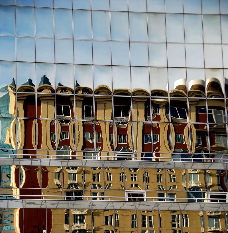 Distorted Building Reflection Picture. Image: 130083