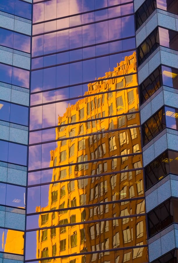 Building Reflection stock image. Image of angle, financial - 2497075