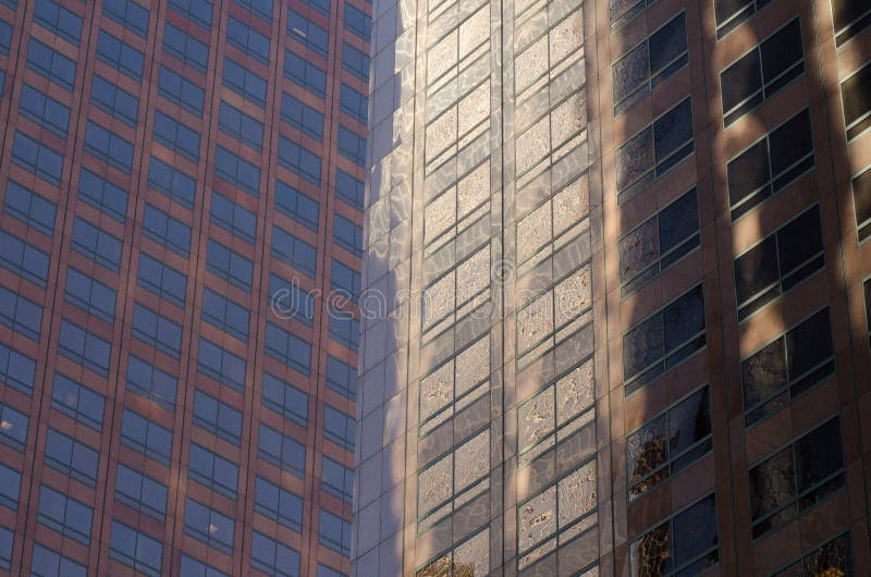 Building Reflection in L.a. - Pattern/texture Stock Image - Image of ...
