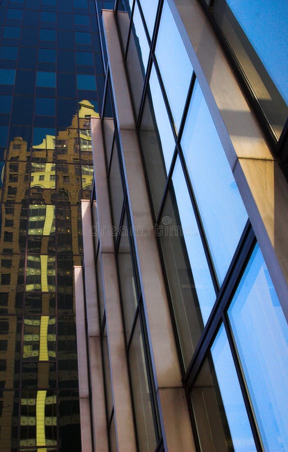 Building Reflection stock photo. Image of milwaukee, buildings - 36828706