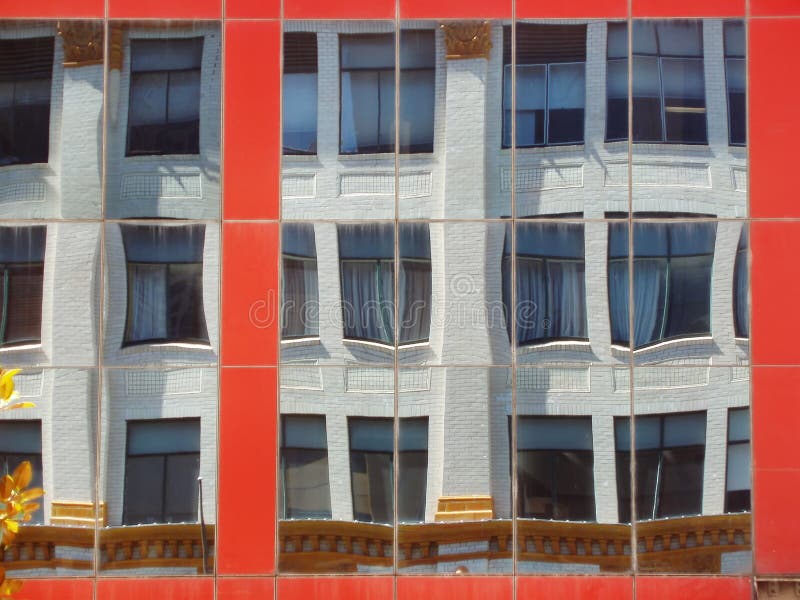 Building Reflections Melbourne Stock Photo - Image of office, pattern ...