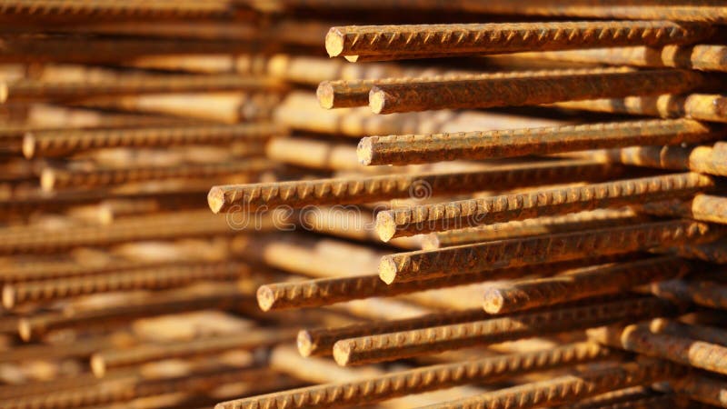 Building Reinforcement Rust Texture Stock Image - Image of foundations ...