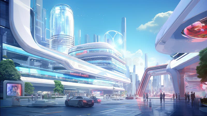 Building Render Architecture Background Stock Illustration ...