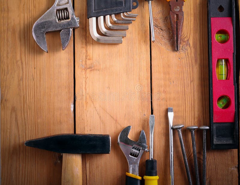 Building and repair tools stock image. Image of instrument - 69984197