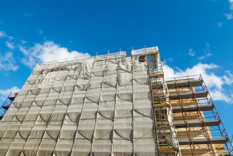 Building restoration stock image. Image of restoration - 43031435