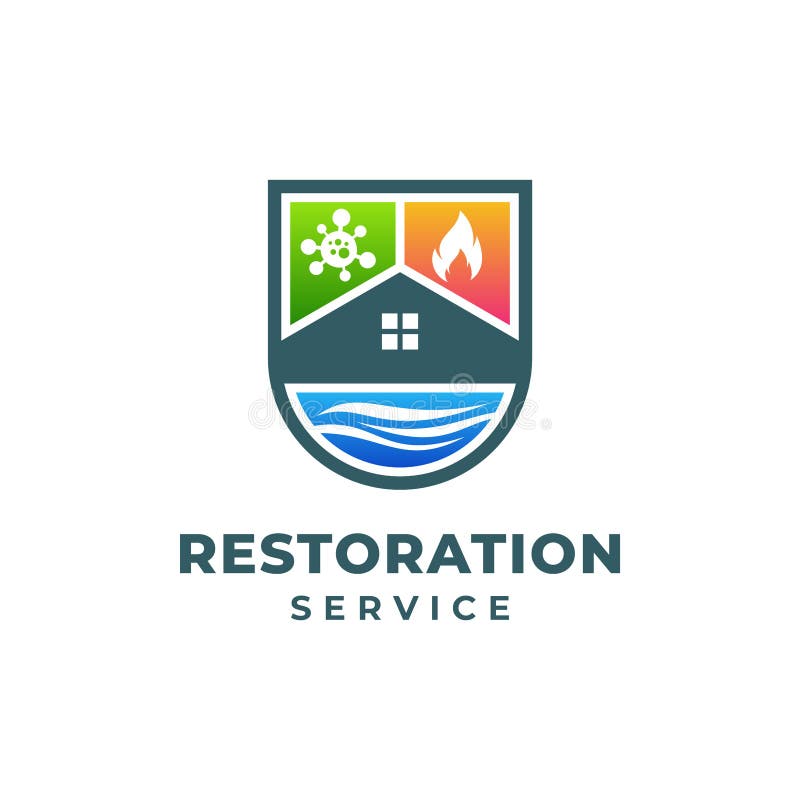 Water Restoration Logo Stock Illustrations – 178 Water Restoration Logo ...