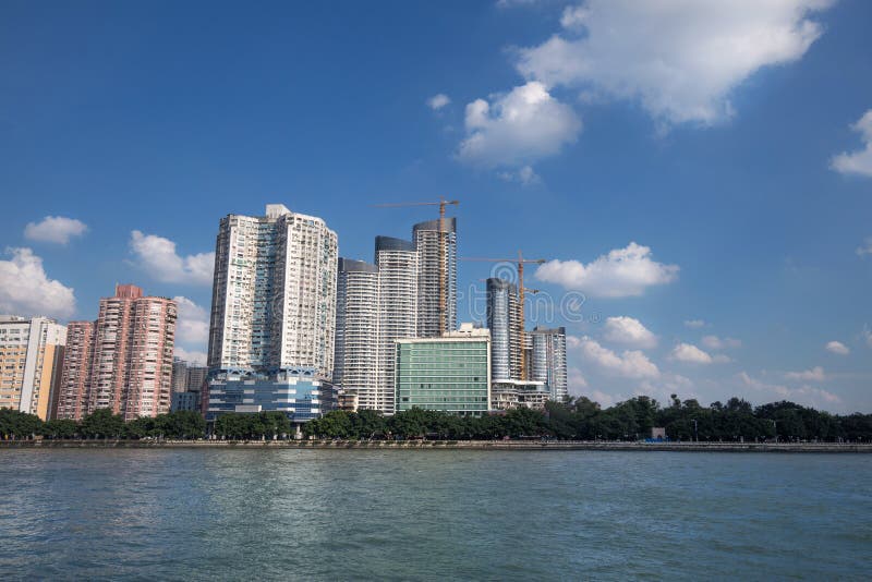 Building beside the river stock image. Image of building - 100470867