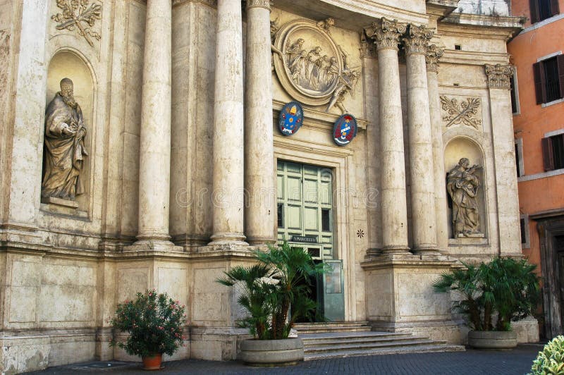 Building in Rome, Italy stock photo. Image of window - 139213496