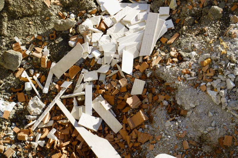 Building rubble stock photo. Image of destroy, earthquake - 71820998