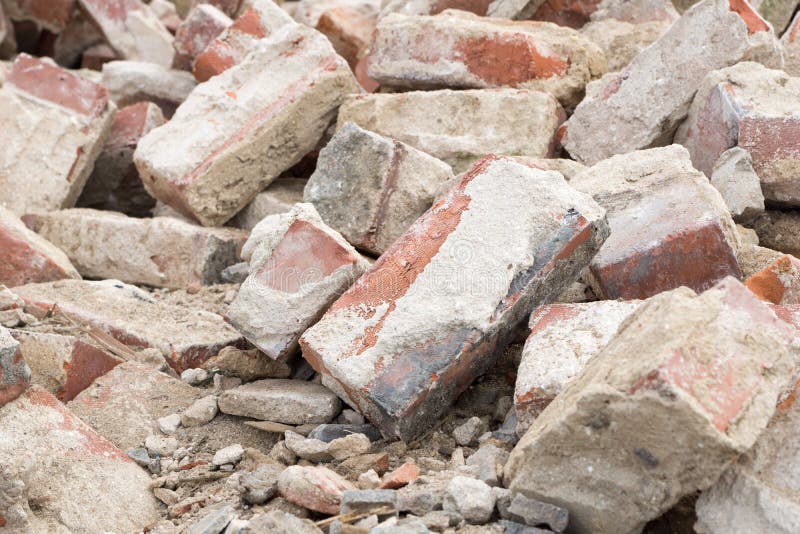 Building Rubble stock photo. Image of rubble, letters - 64071254