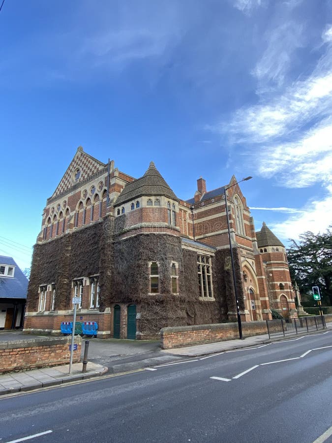 Building in Rugby Town from Pavement in Rugby Town Centre Editorial ...