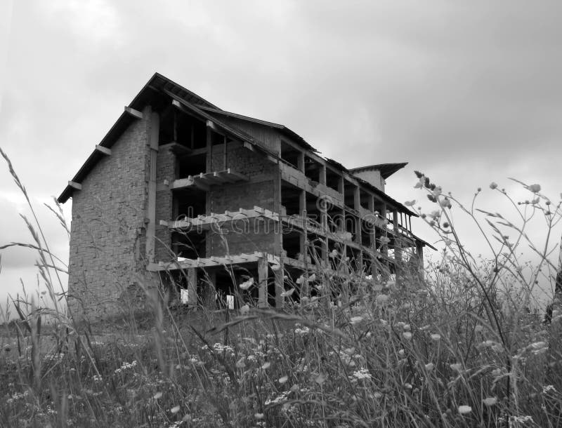 Building in ruins stock image. Image of wall, ruins, room - 27094325