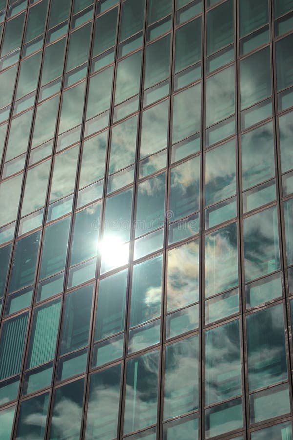Building S Windows of a Skycrapper Stock Photo - Image of blue, glass ...