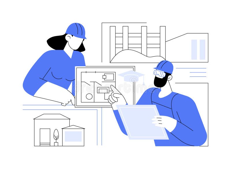 Building Science Isolated Cartoon Vector Illustrations. Stock Vector ...