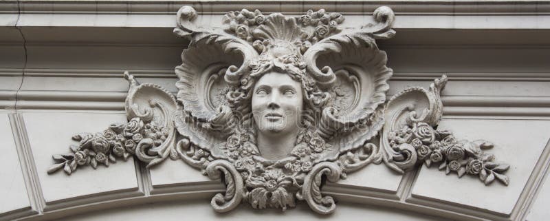 Building Sculpture Bas-relief Stock Image - Image of beauty, greek ...