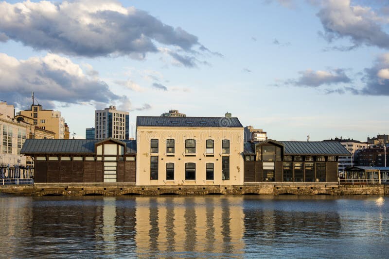 Building and sea 3 stock photo. Image of marine, softcolours - 78077626