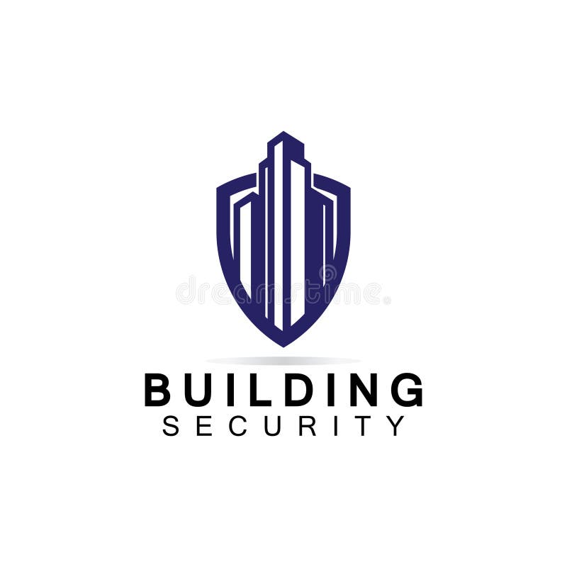 Building Security Logo Design Template Stock Vector - Illustration of ...