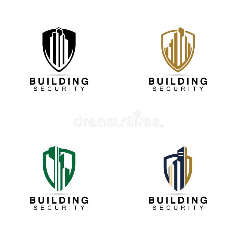 Building Security Logo Design Template Stock Vector - Illustration of ...