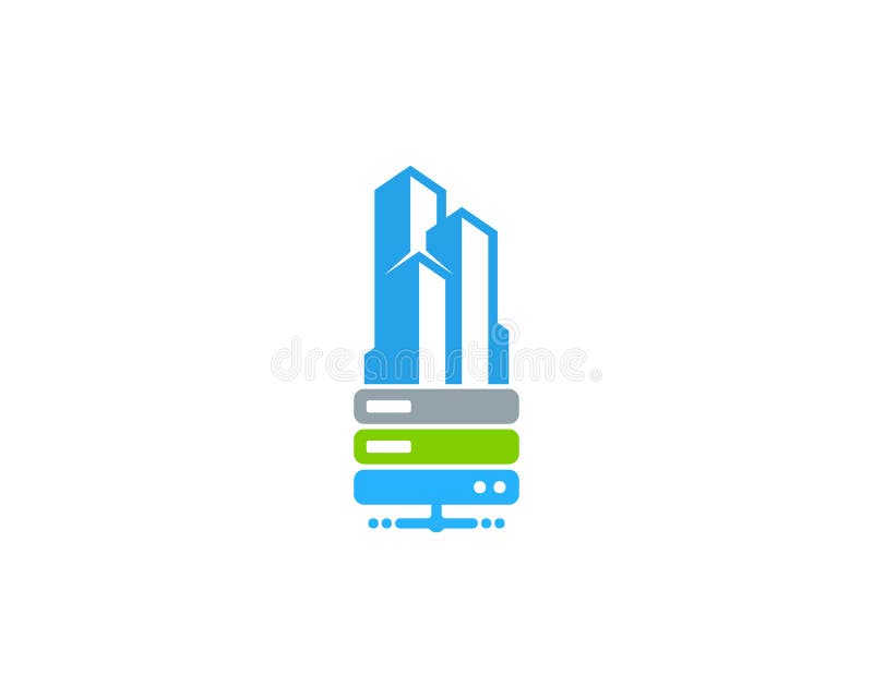 Home Server Logo Icon Design Stock Illustration - Illustration of ...