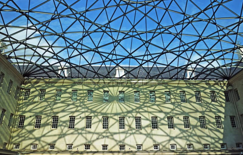 Building with shadow stock image. Image of shade, glass - 33933313