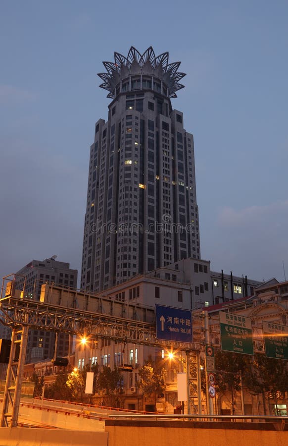 Building in Shanghai, China Stock Photo - Image of architecture ...