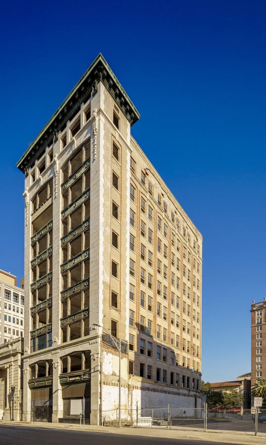 Building Shell before Demolition Jacksonville Florida Stock Photo ...