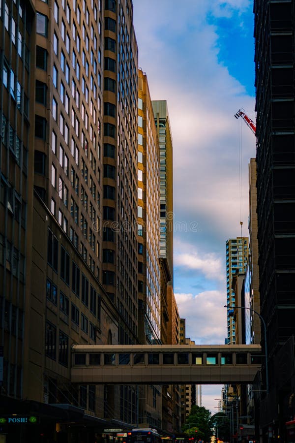 Building Shining in the Setting Sun Editorial Stock Image - Image of ...