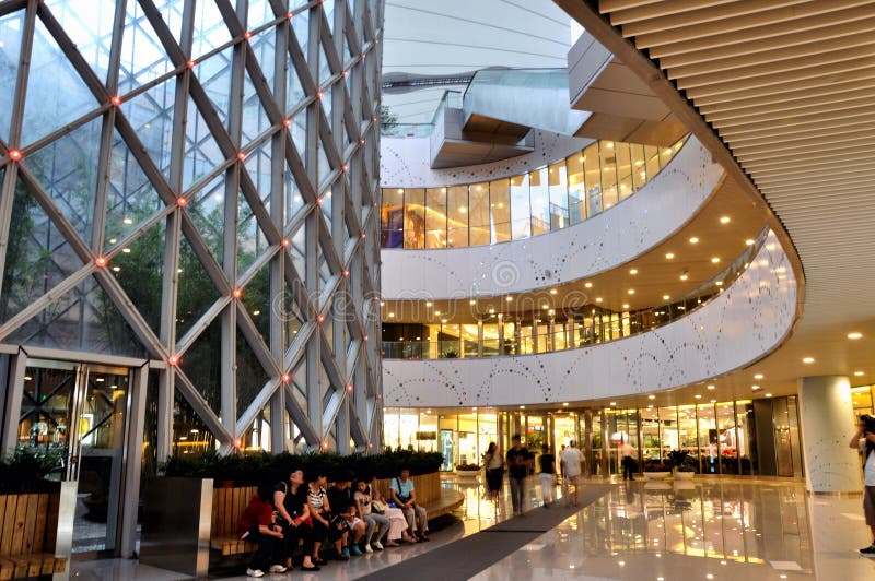 Building of shopping mall editorial photography. Image of shanghai ...