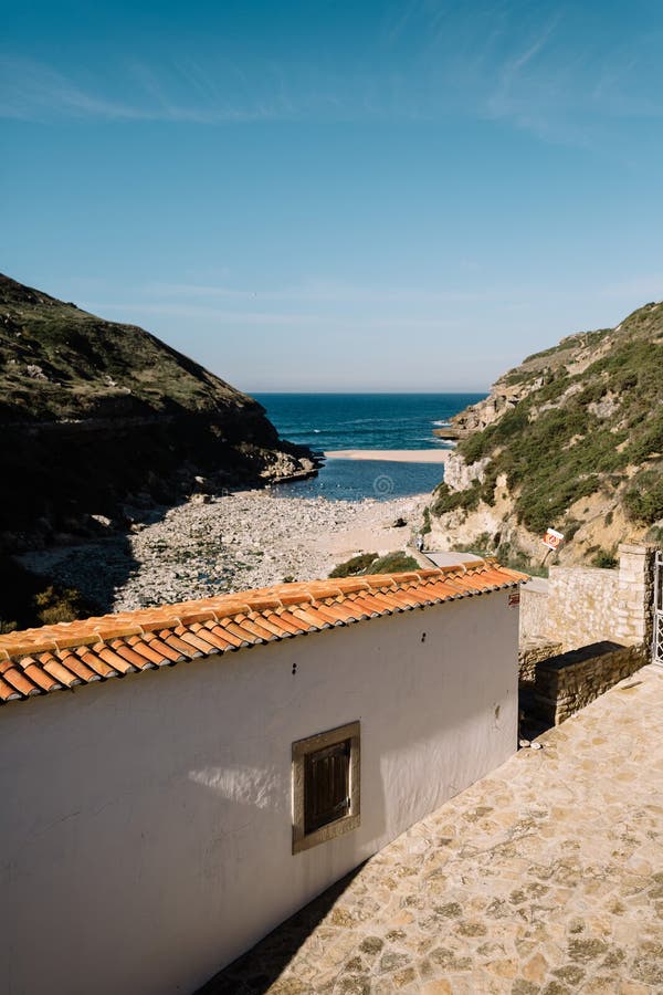Building on the shore stock photo. Image of beach, door - 88133754