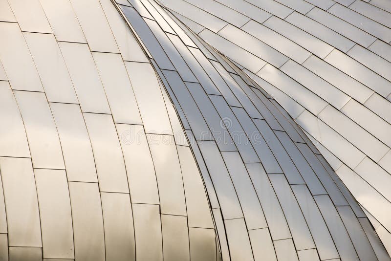 A Building with a Silver Roof Has a Pattern of Squares Editorial Photo ...