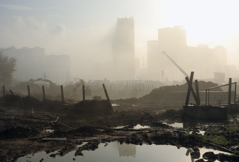 Building site stock image. Image of city, horizontal - 27107675