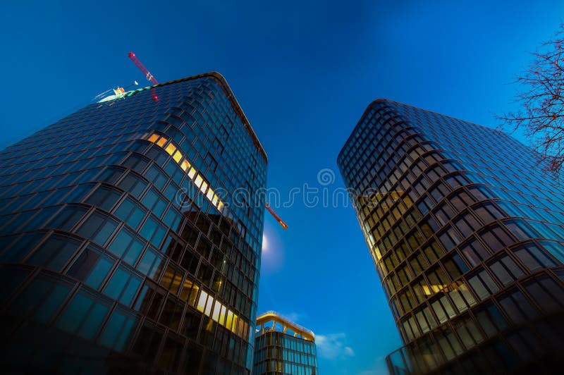 Building Site of the Bavaria Tower in the Eastern Munich, Germ ...