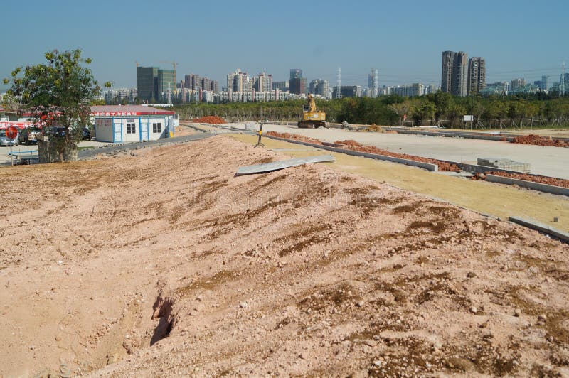 Building site editorial photo. Image of qianhai, construction - 62927701