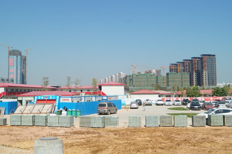 Building site editorial image. Image of china, asia, structure - 62927915
