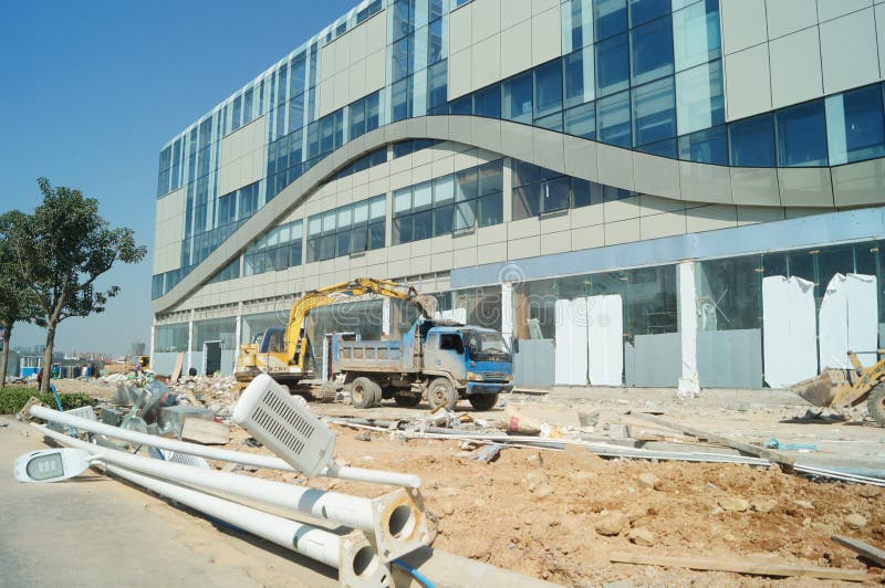 Building site editorial stock image. Image of shenzhen - 62928589