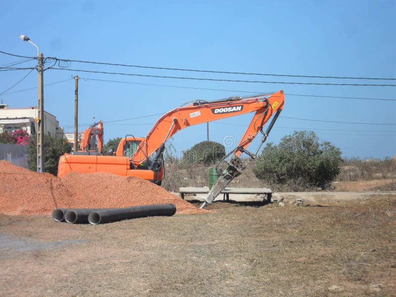 Building site editorial image. Image of machines, building - 127726200