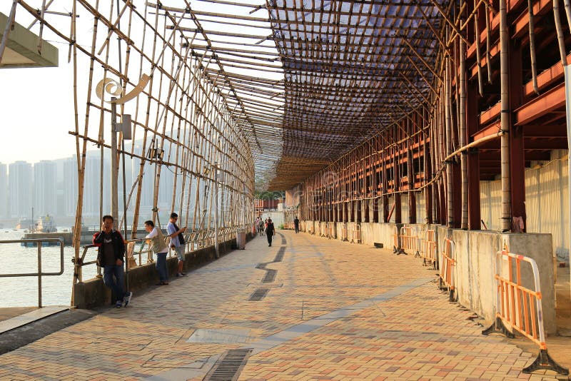 The Building Site at Tsuen Wan Hk Editorial Stock Image - Image of ...