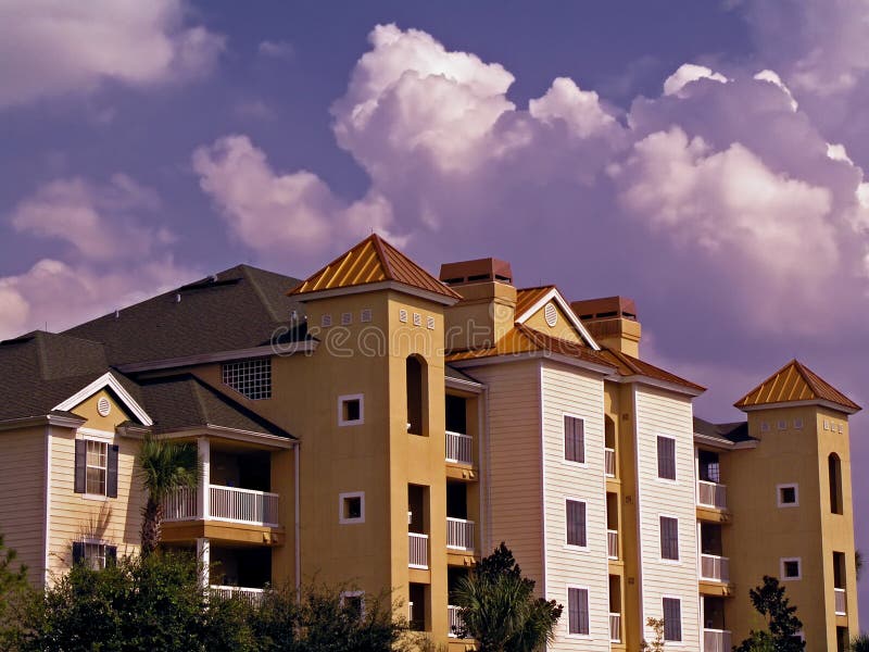 Building with sky stock image. Image of clouds, complex - 1259029