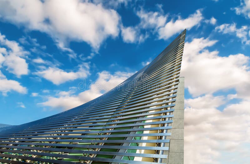 Building in the sky stock photo. Image of structure, corporation - 31276626