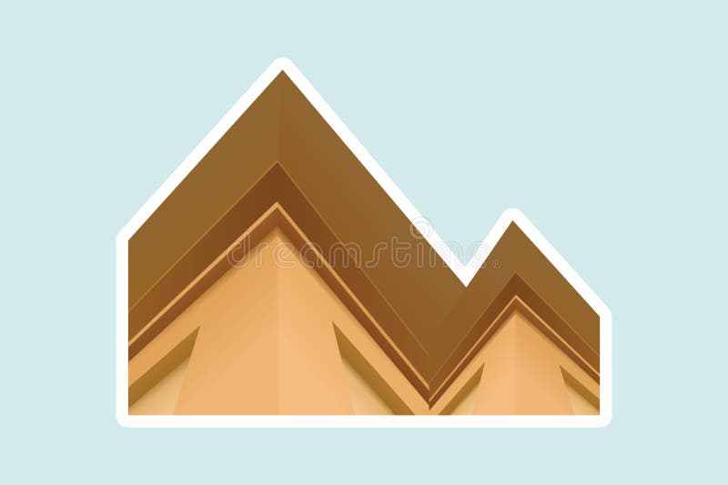 Building Skyscraper in Cityscape Sticker Design Vector Illustration ...