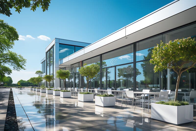 Building with Solar Windows or Transparent Solar Panels As Windows ...