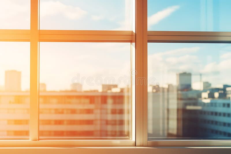 Building with Solar Windows or Transparent Solar Panels As Windows ...