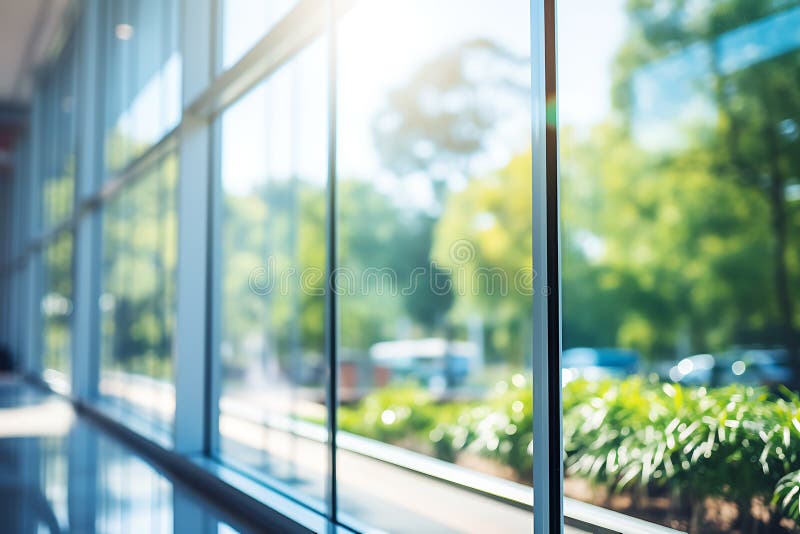 Building with Solar Windows or Transparent Solar Panels As Windows ...